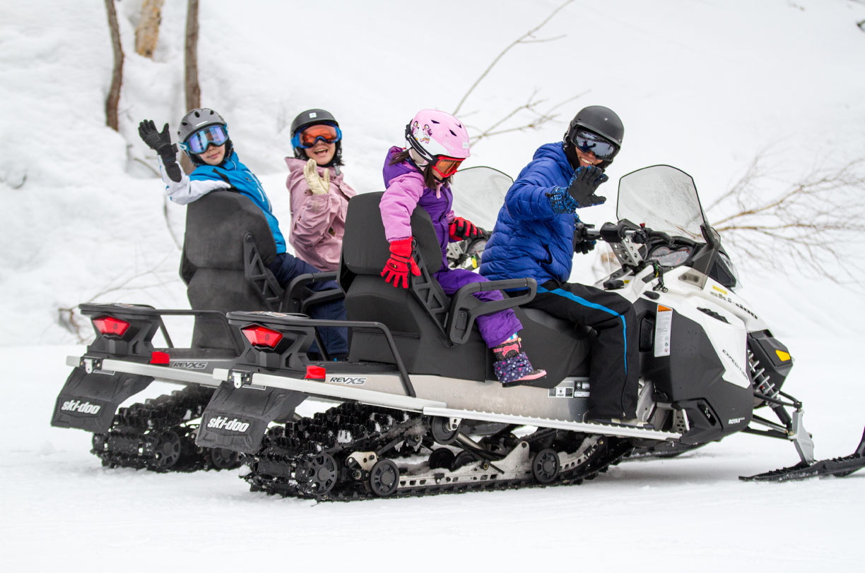 Snowmobile Tour | Winter Guest Services and Activities | MnK Niseko
