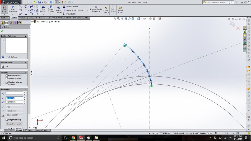 Creating Involute Gears in CAD