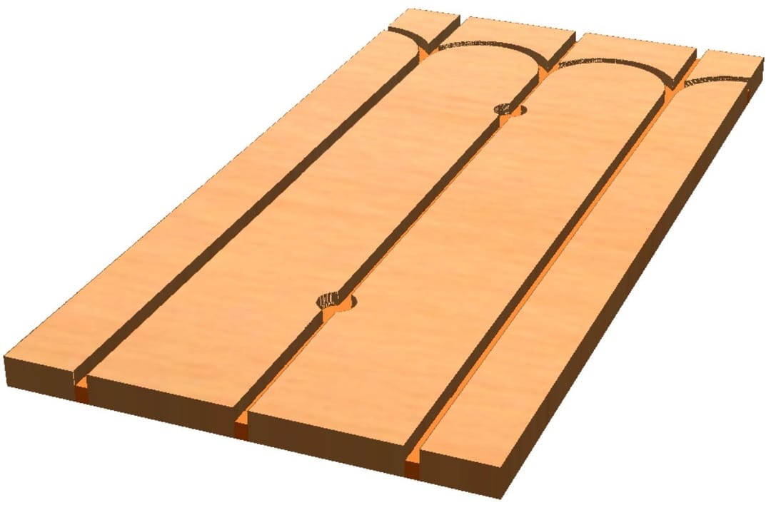 Caleosol: Plancher chauffant sec mince faible épaisseur