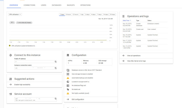 Cloud SQL for SQL Server at GCP - חלק א' | ענן על SQL ב-GCP | מאמר