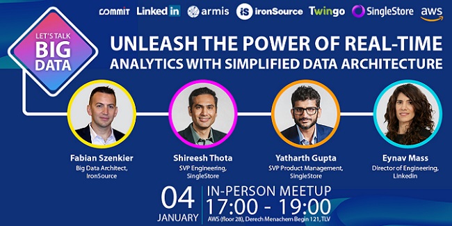 Unleash the Power of Real-Time Analytics with Simplified Data Architecture! | Event | ארועים | ענן