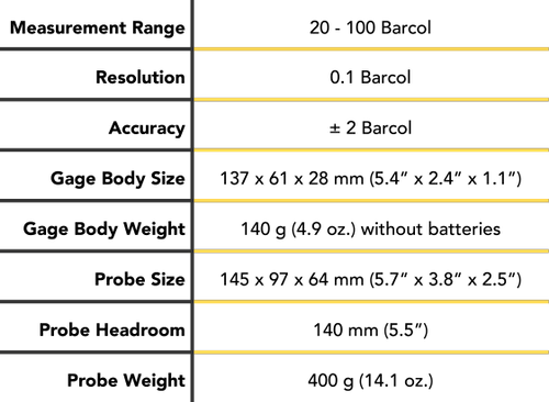 Barcol Hardness Impressor PosiTector