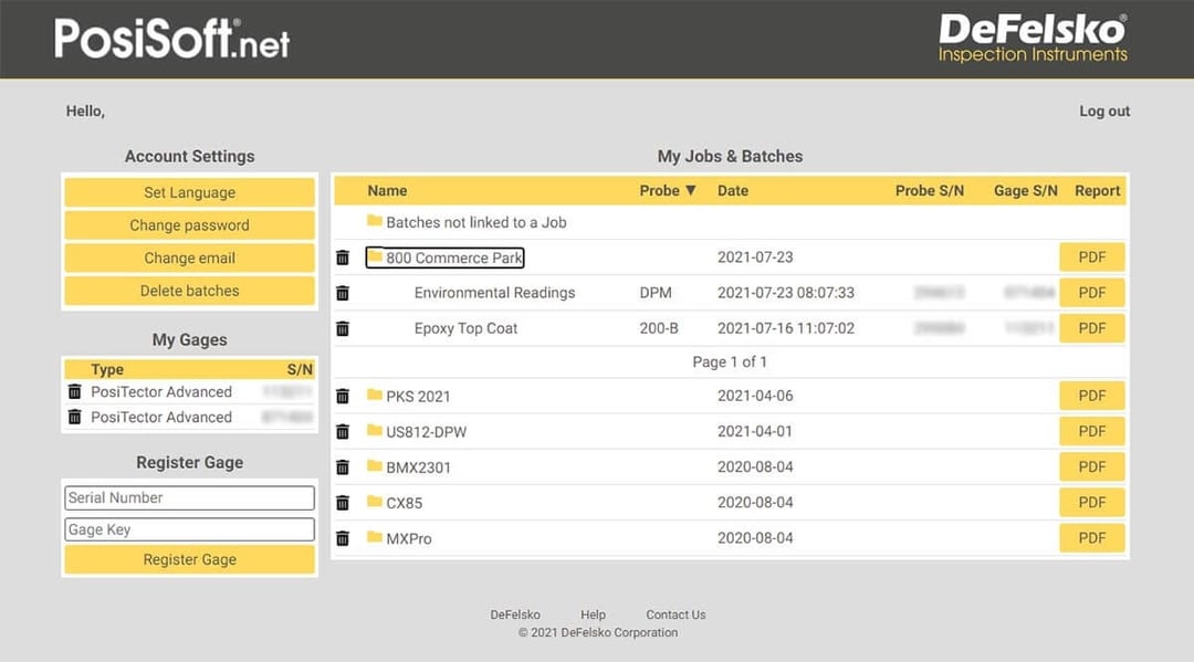 PosiSoft.net Overview | DeFelsko
