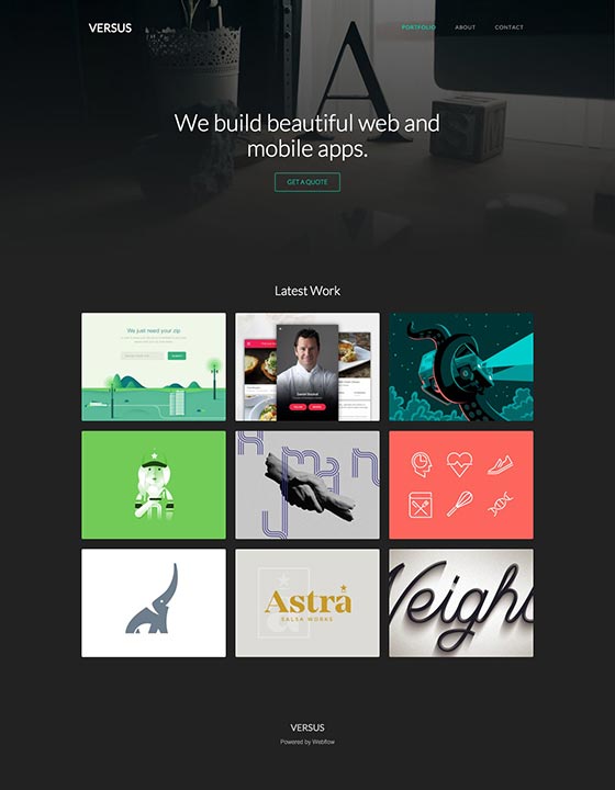TileDesign - Portfolio HTML5 Responsive Website Template