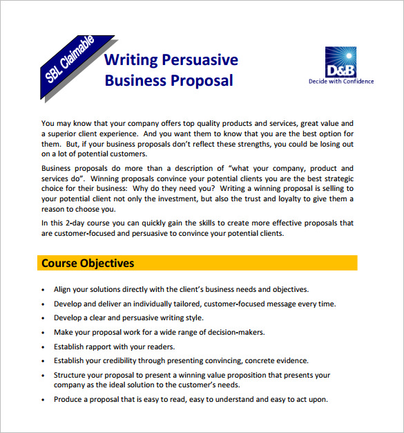 Content Writing Proposal Samples Examples Bonsai