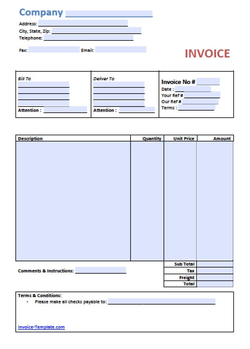 Free Basic Invoice Template Draft Edit Download Bonsai