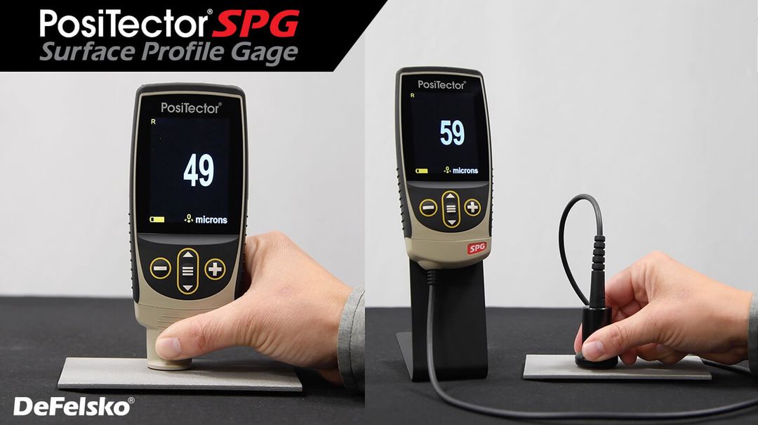 Surface Profile Gage - PosiTector SPG | DeFelsko