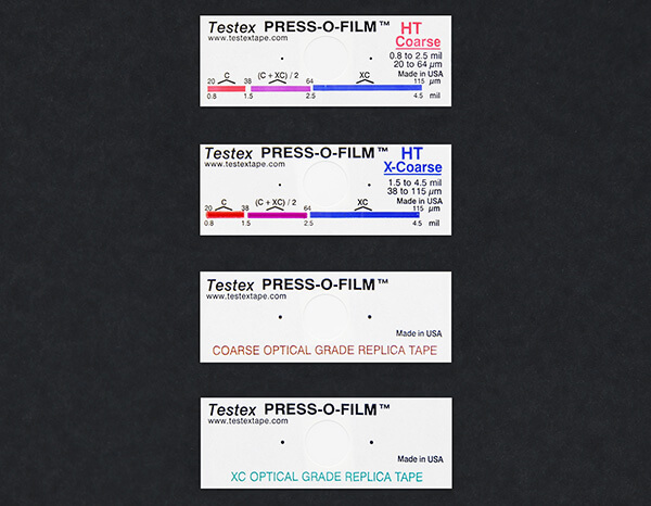 Testex™ Press-O-Film™ Replica Tape | DeFelsko