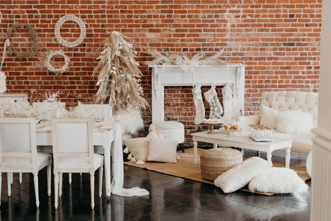 Winter Wonderland Boho Holiday Party at The Estate on Second | Jay's ...