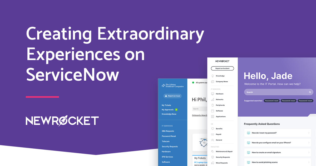NewRocket - ServiceNow Service Portal Development & Themes