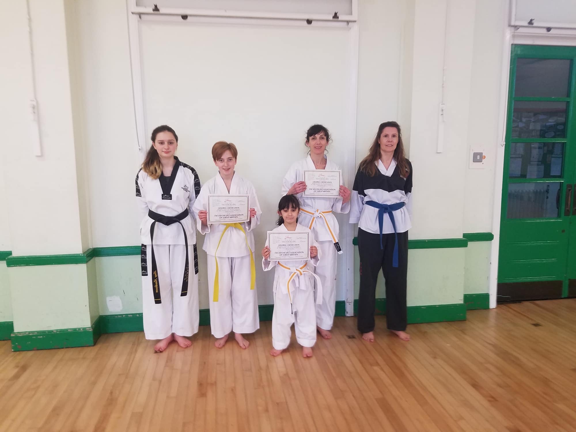 HEDTKD | Galleries Colour Belt Grading results 2018 Student's receiving their belts at HED TKD ...