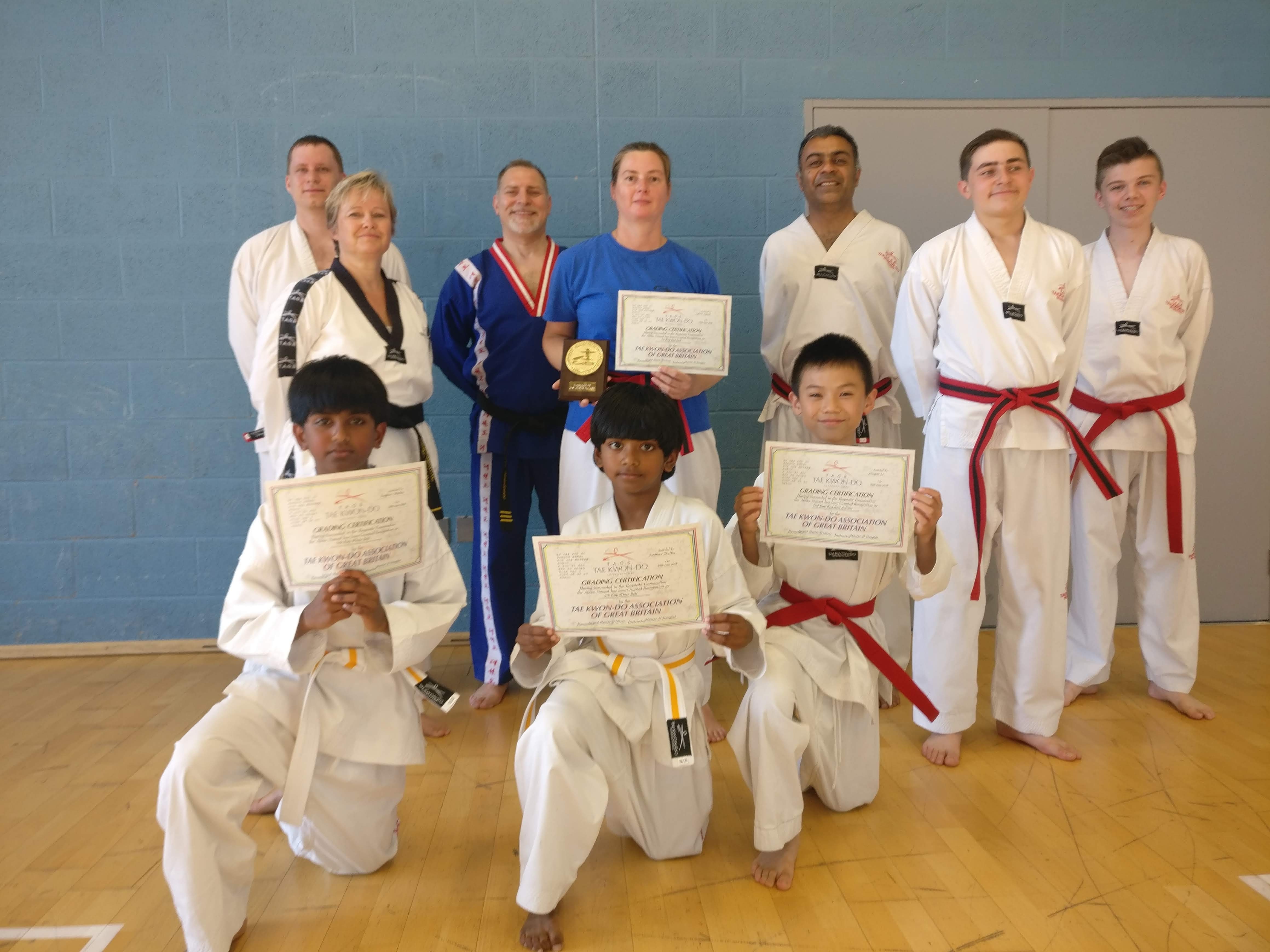 HEDTKD | Galleries Colour Belt Grading results 2018 Student's receiving their belts at HED TKD ...