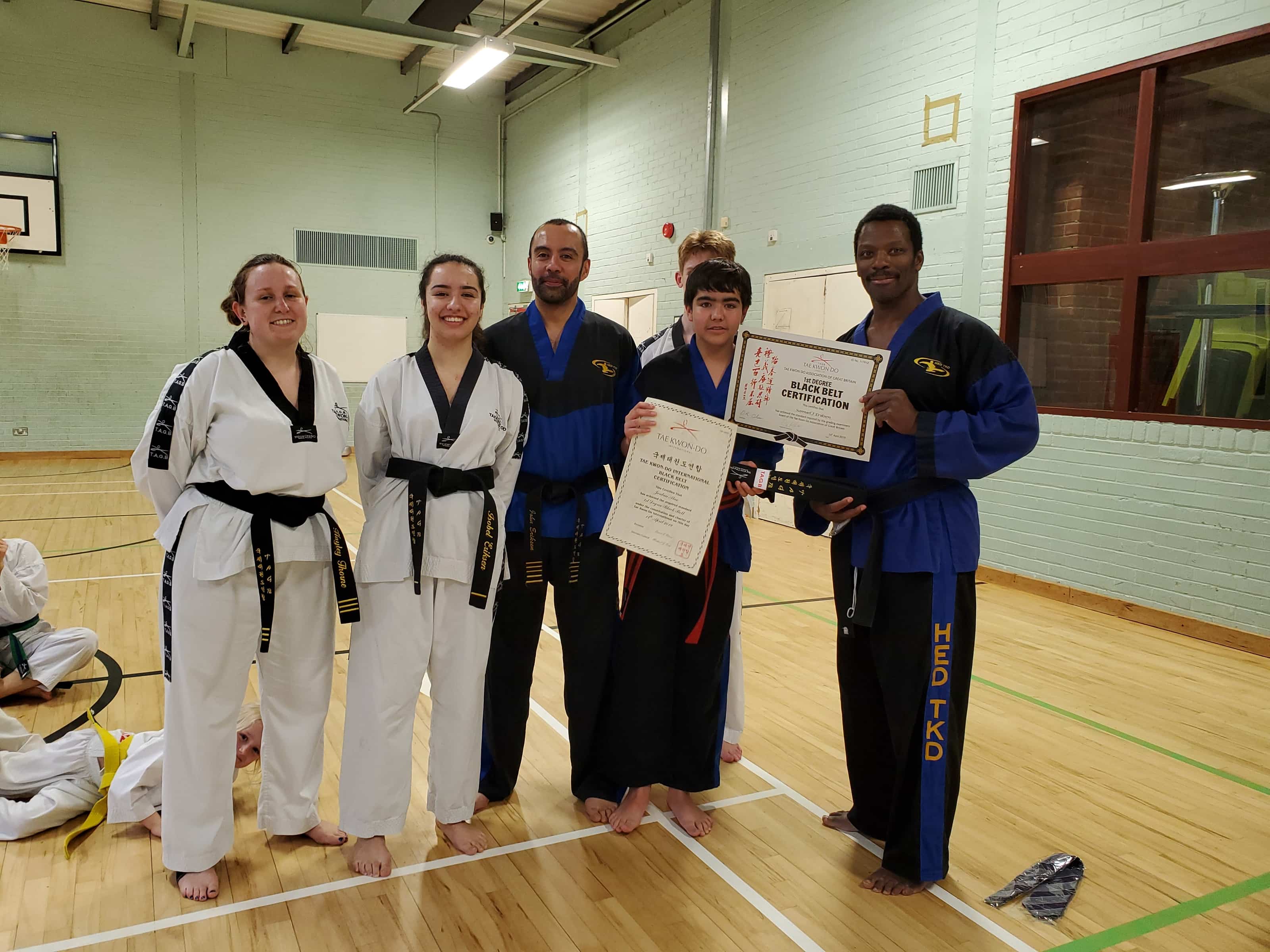 HEDTKD | Galleries Black Belt grading 2019 Students ready for action ...