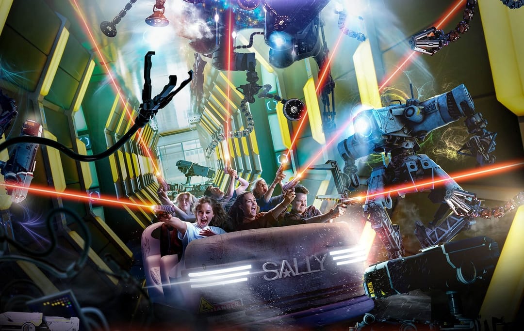 Attack of the Robots Dark Ride | Sally Dark Rides