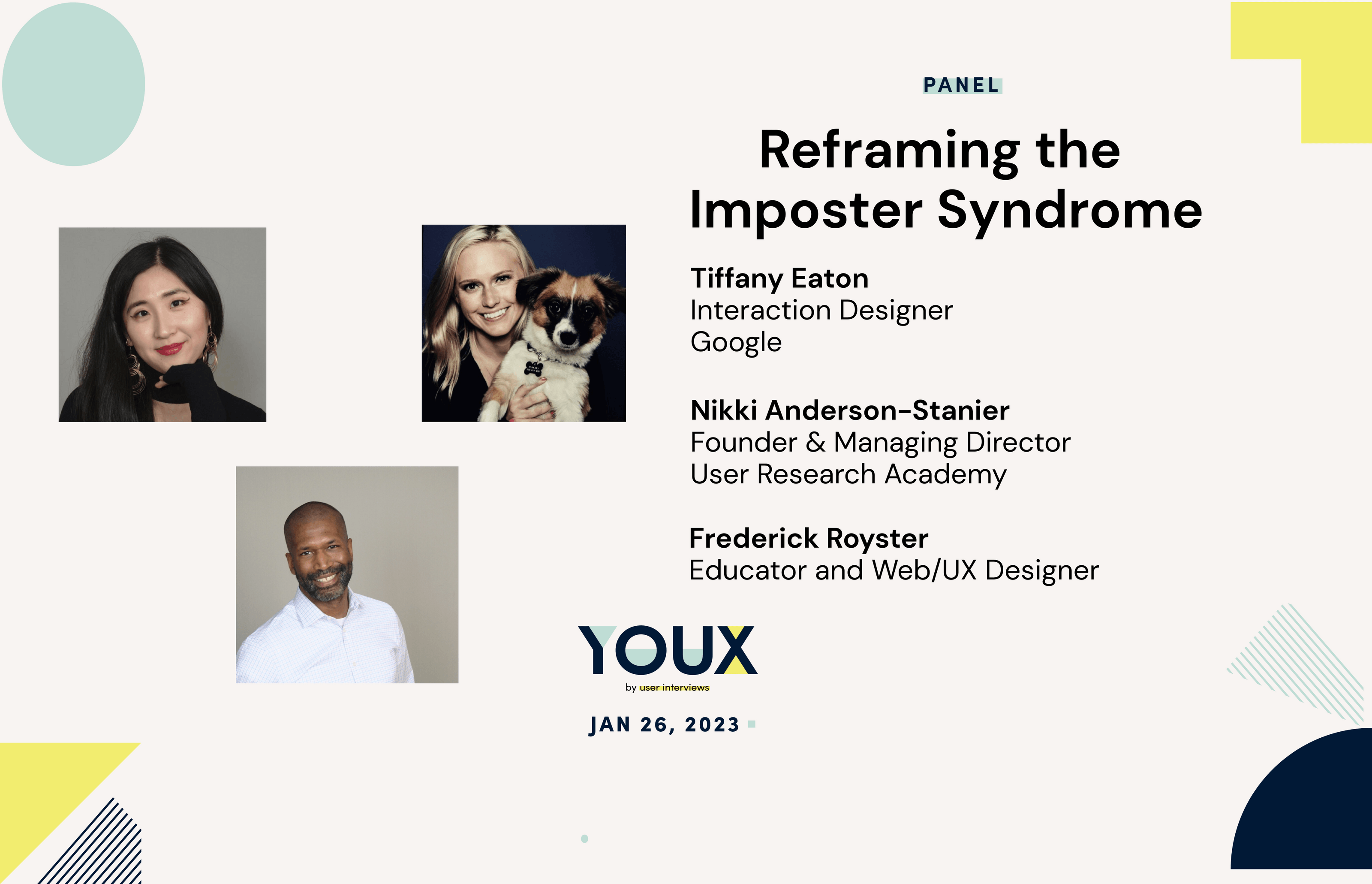 Reframing the Imposter Syndrome — YouX 2023 Q&A with Tiffany Eaton, Nikki Anderson-Stanier, and ...