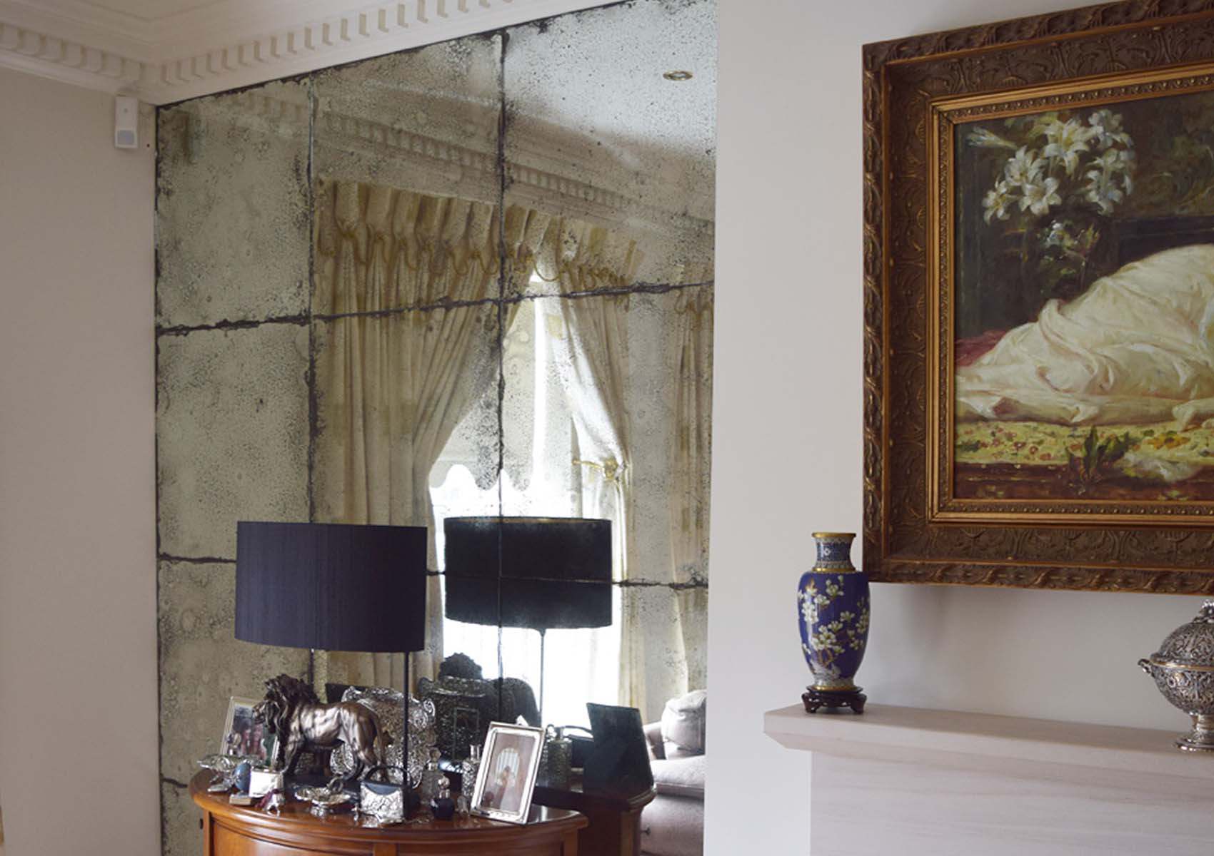 Antique Mirror Accent Wall at Dorla Walker blog