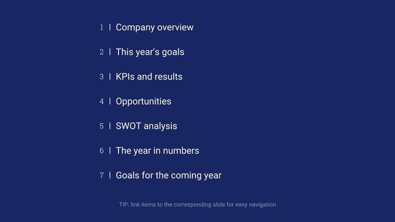 End Of Year Review Template | Beautiful.ai