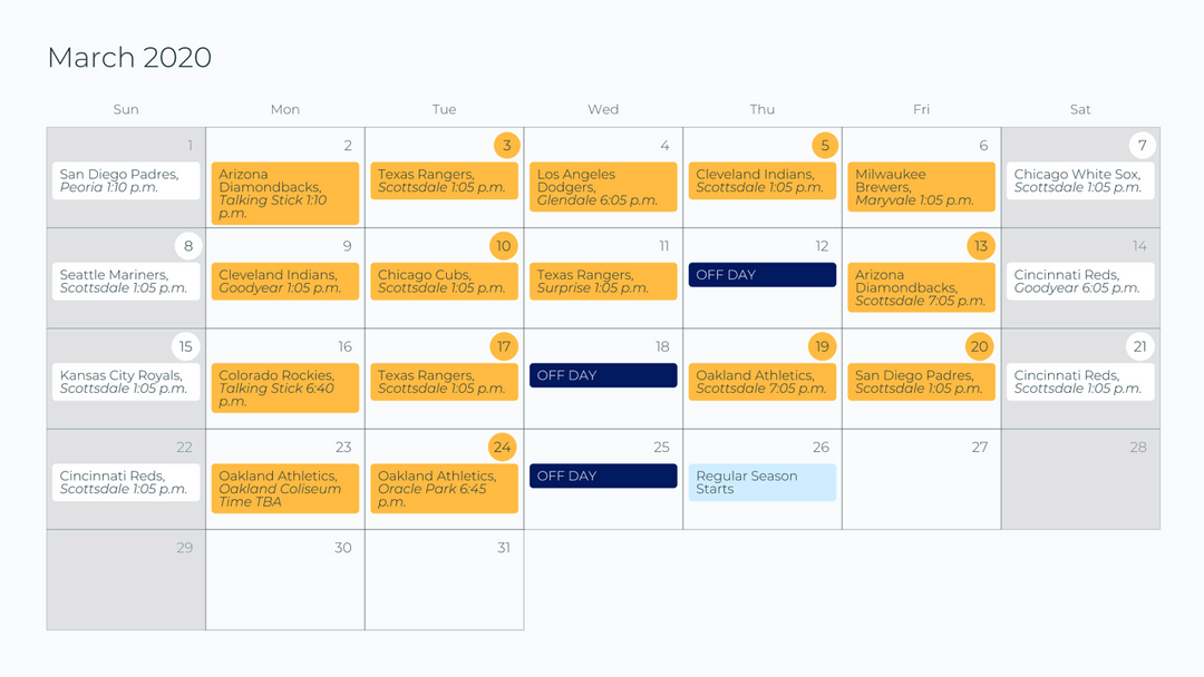 Calendar Slide Template | Beautiful.ai