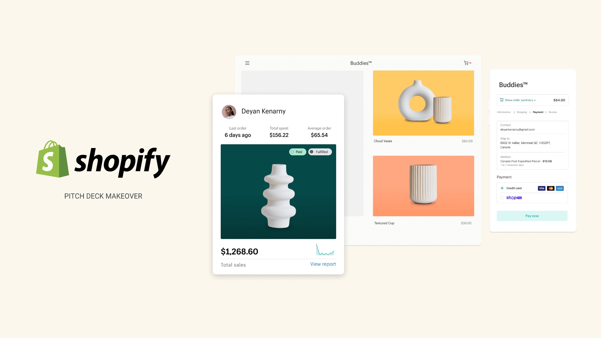 PowerPoint Makeover: Shopify| The Beautiful Blog