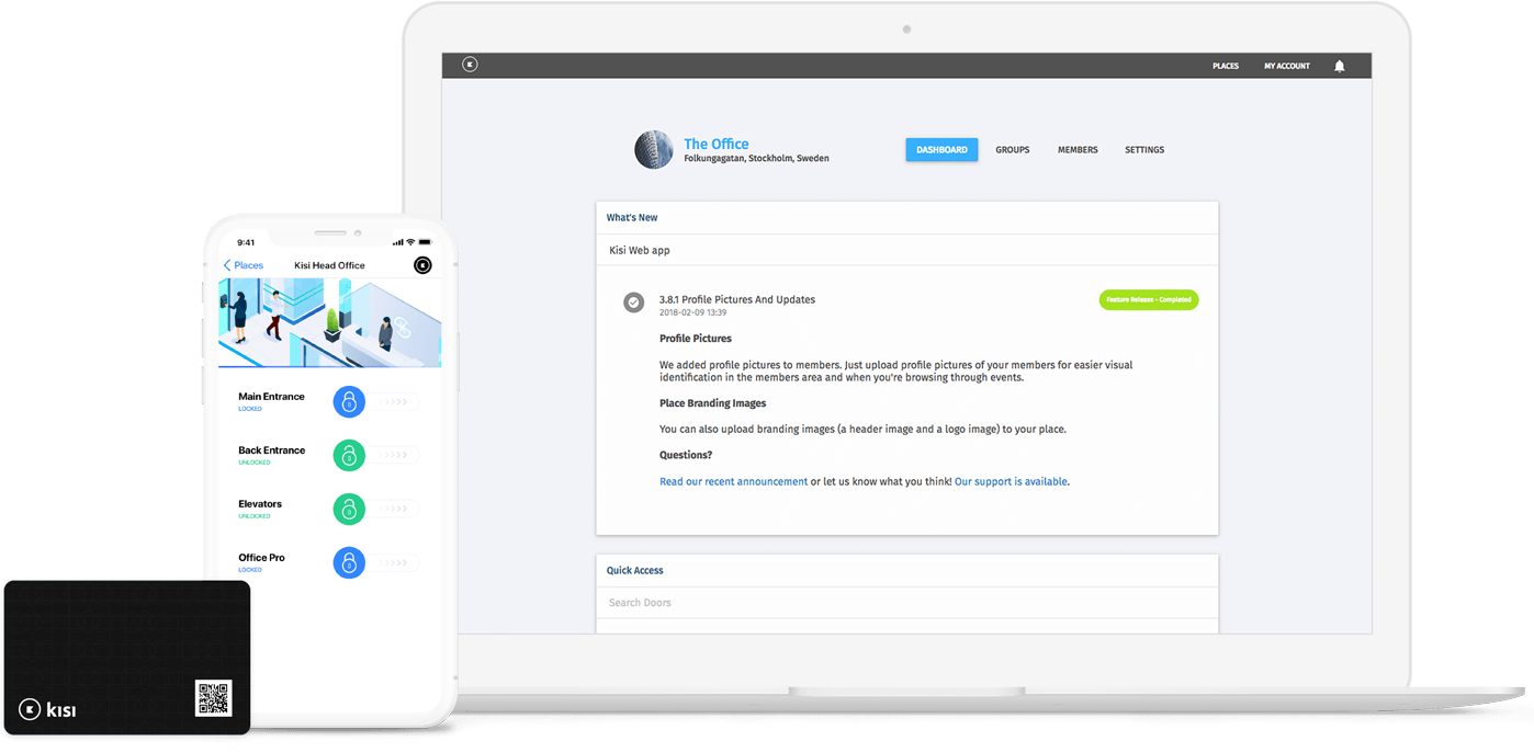 Cloud Access Control System - Mobile Access | Kisi Security
