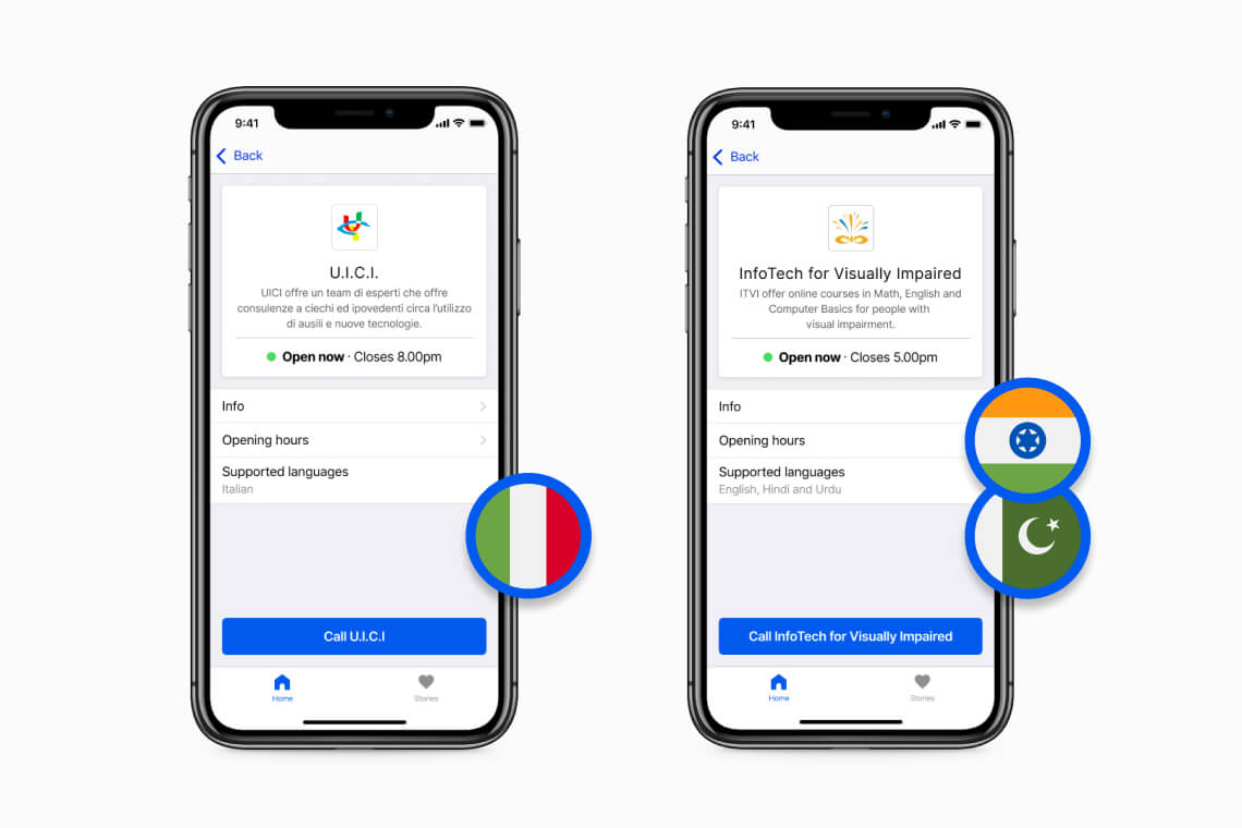 New Local Organizations in India and Italy on Specialized Help