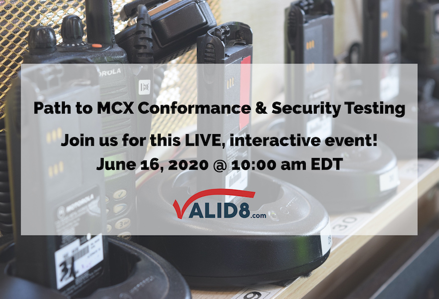 Path to MCX Conformance & Security Testing Event