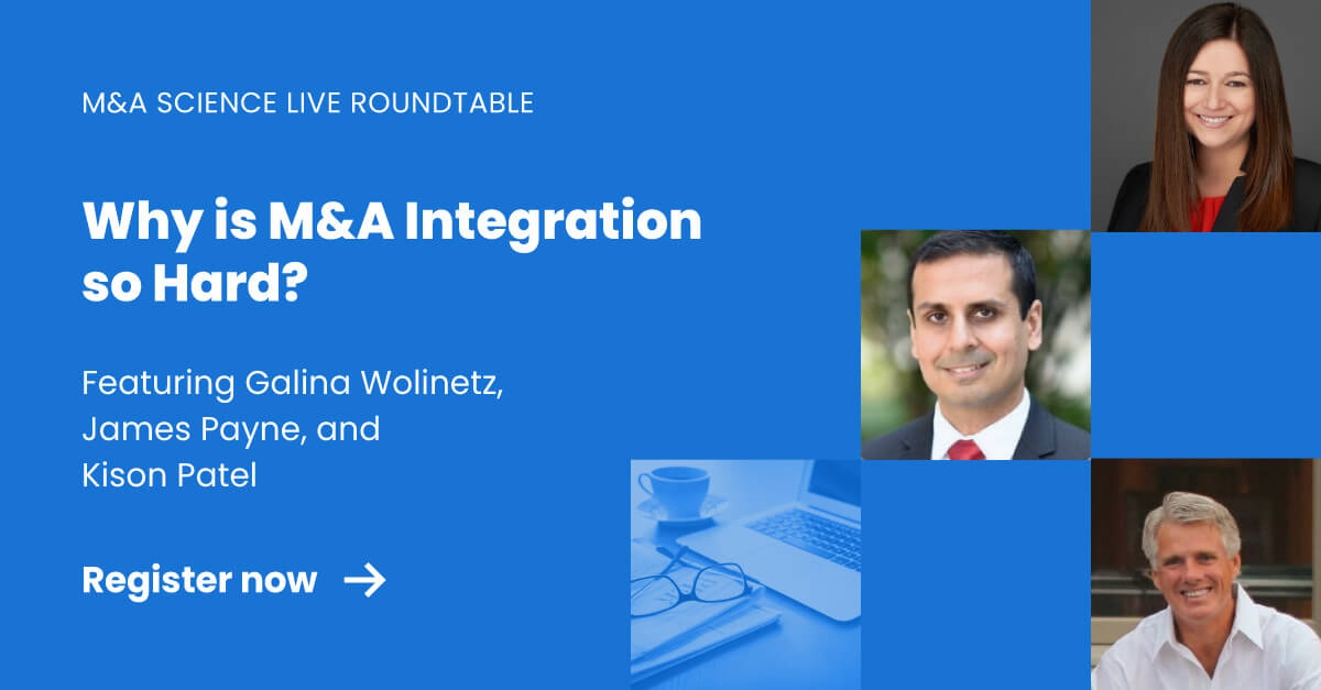 M&A Integration Challenges and How to Deal with Them [Webinar]