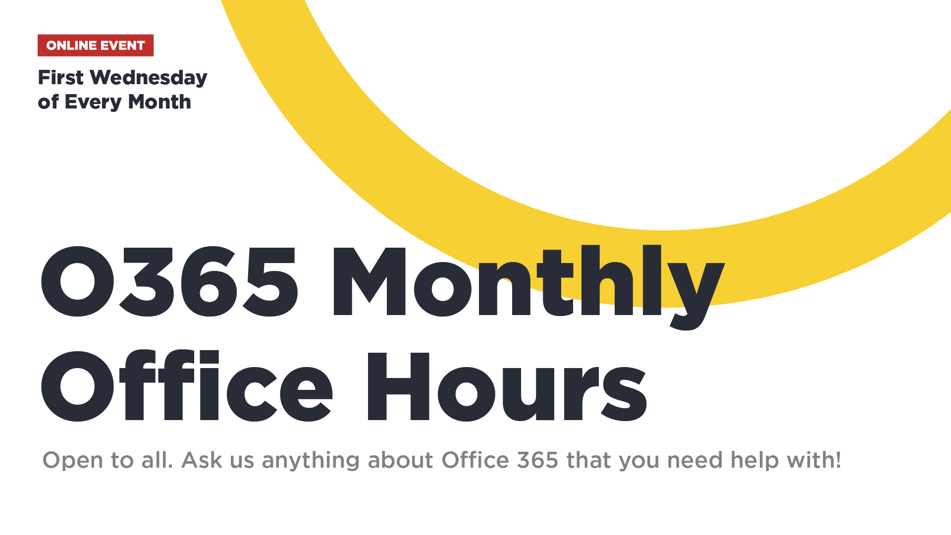 O365 Monthly Office Hours | Bulb Digital