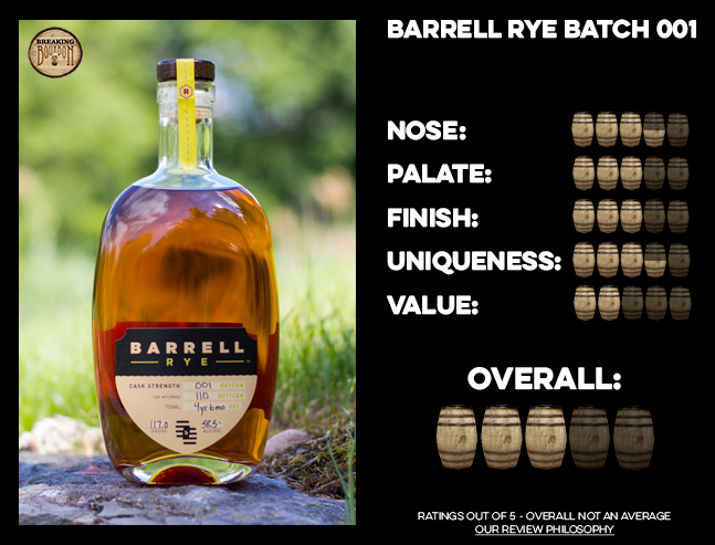 Barrell Rye Batch 001 Review | Breaking Bourbon