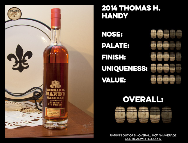 Thomas H. Handy 2014 Release Review | Breaking Bourbon