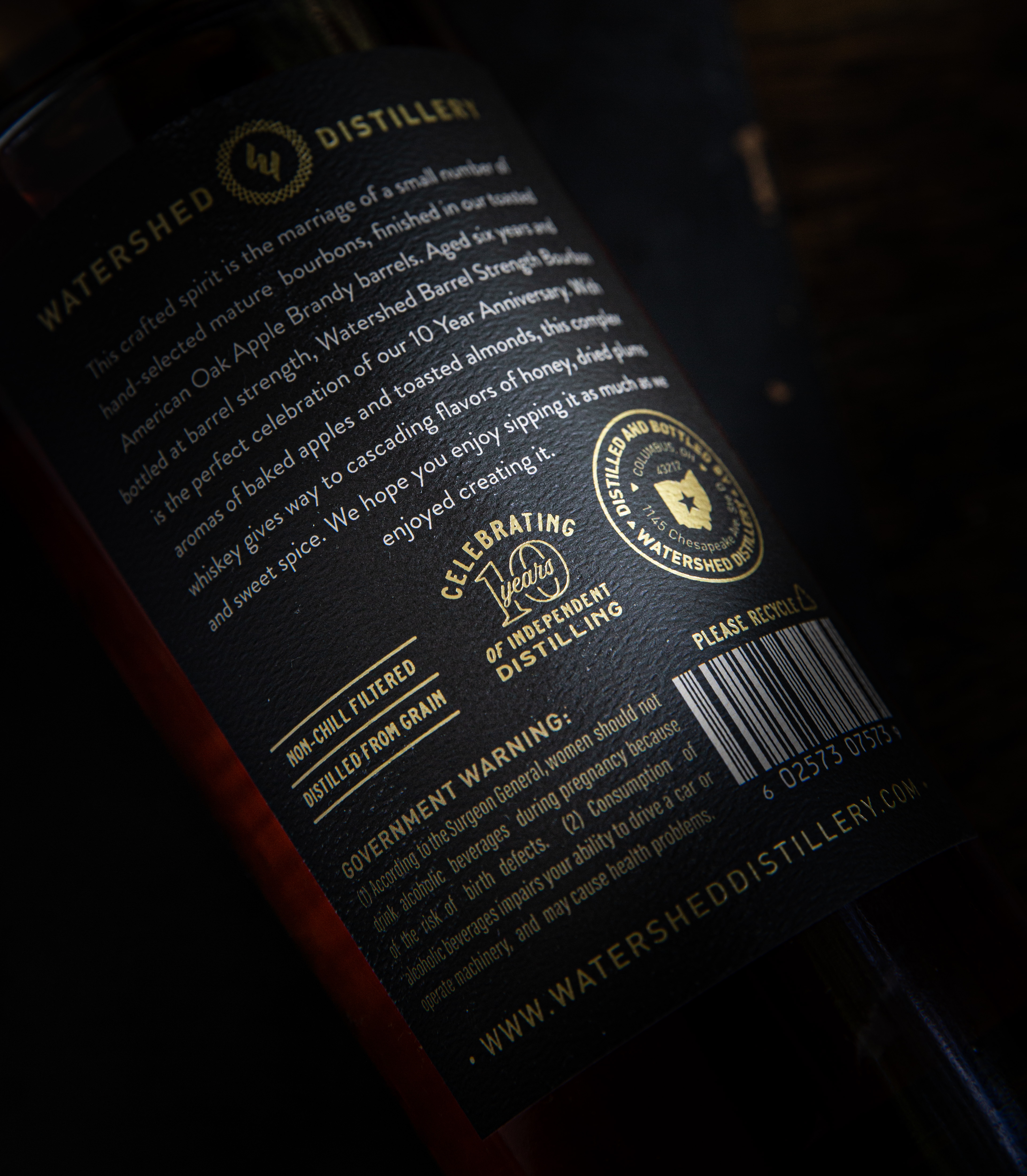 Press Release: Watershed Releases Watershed Barrel Strength Bourbon