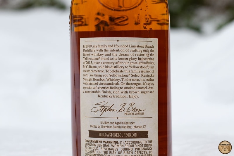 Yellowstone Select Bourbon Review | Breaking Bourbon