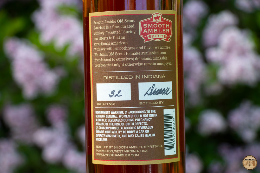 Smooth Ambler Old Scout Bourbon (NAS - Batch 32) Review | Breaking Bourbon