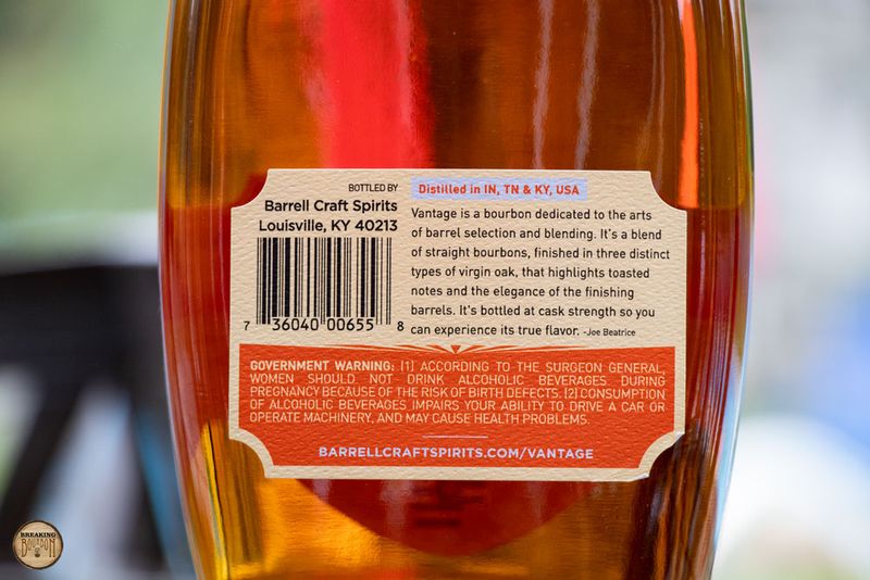 Barrell Vantage Review | Breaking Bourbon