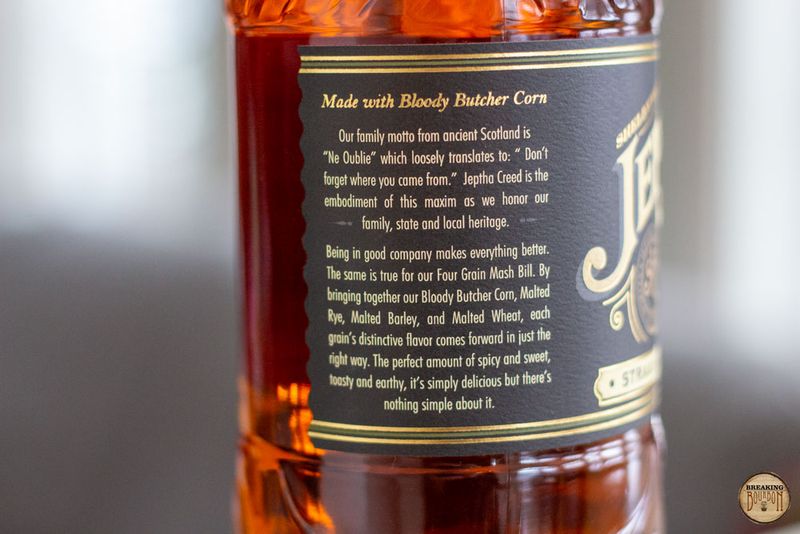 Jeptha Creed 4 Grain Corn Bourbon Review | Breaking Bourbon