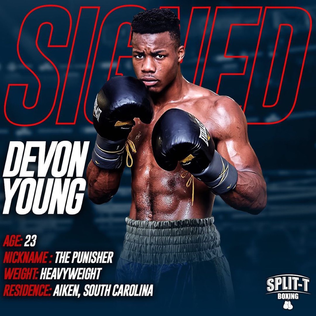 Top Heavyweight Boxing | Split-T Management Signs Amateur Star Devon Young.