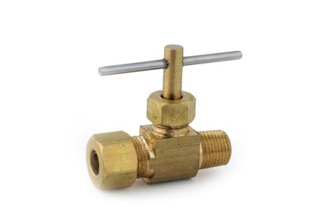 STRAIGHT NEEDLE VALVE 1/4C X 1/8 MIP