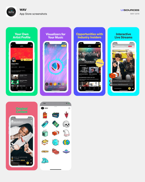 WAV - App Store Screenshots Screenshots | UI Sources