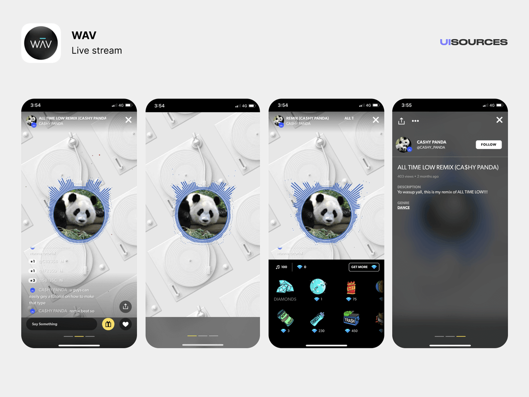 WAV - App Store Screenshots Screenshots | UI Sources