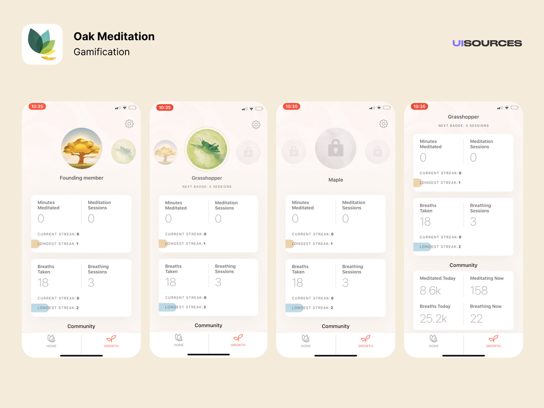 Mimo - Gamification Screenshots | UI Sources