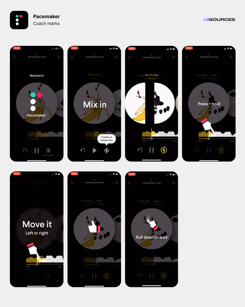 Pacemaker - App Store Screenshots Screenshots | UI Sources