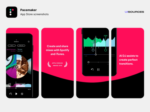 Pacemaker - App Store Screenshots Screenshots | UI Sources