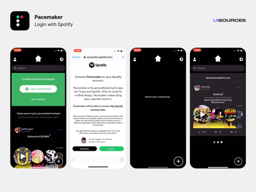 Pacemaker - App Store Screenshots Screenshots | UI Sources