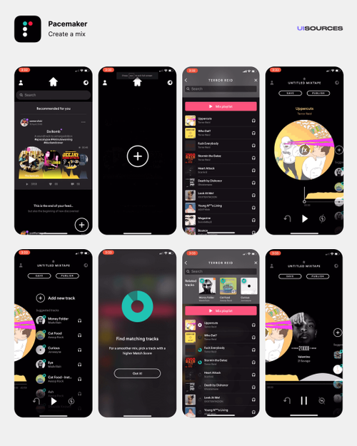 Pacemaker - App Store Screenshots Screenshots | UI Sources