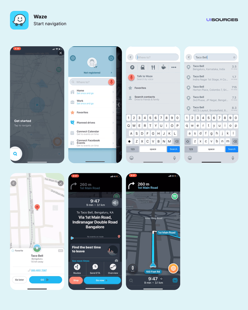 Waze - Creation Screenshots | UI Sources