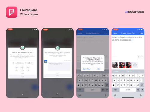 Foursquare - App Store Screenshots Screenshots | UI Sources