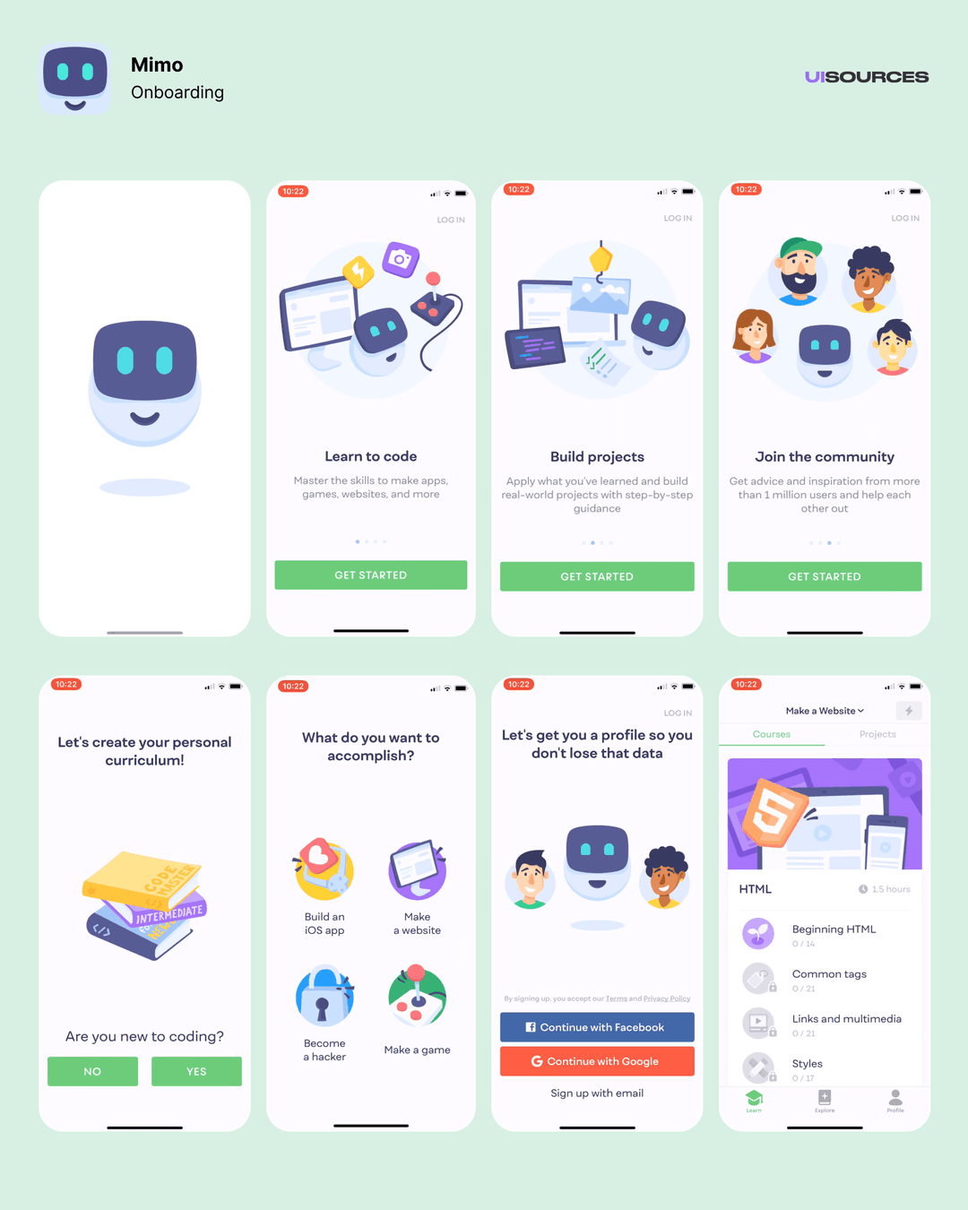 Cred - Onboarding Screenshots | UI Sources