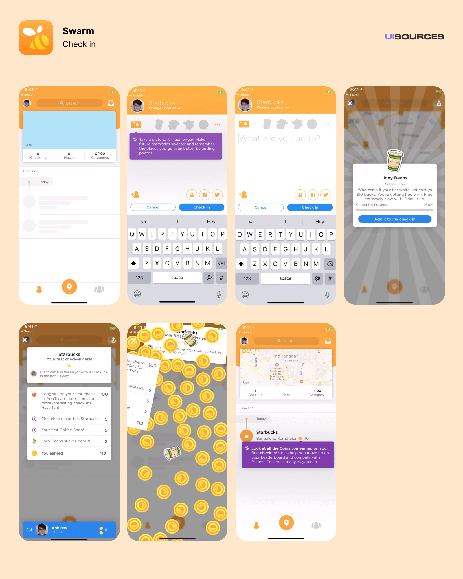 Swarm by Foursquare - Profile / Settings Screenshots | UI Sources