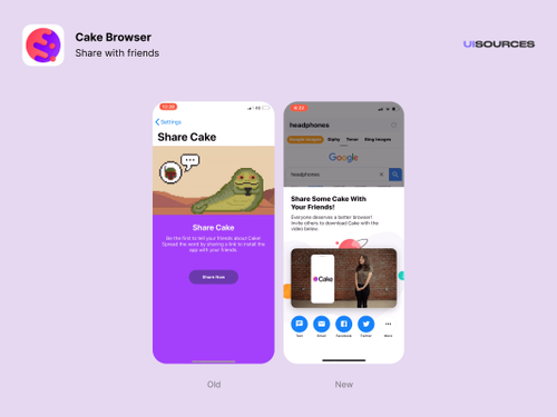 Cake Browser - Customization Screenshots | UI Sources