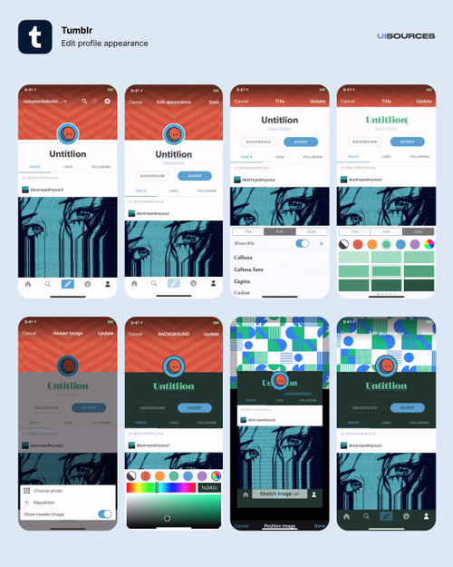 Tumblr App - Social Networking | UI Sources
